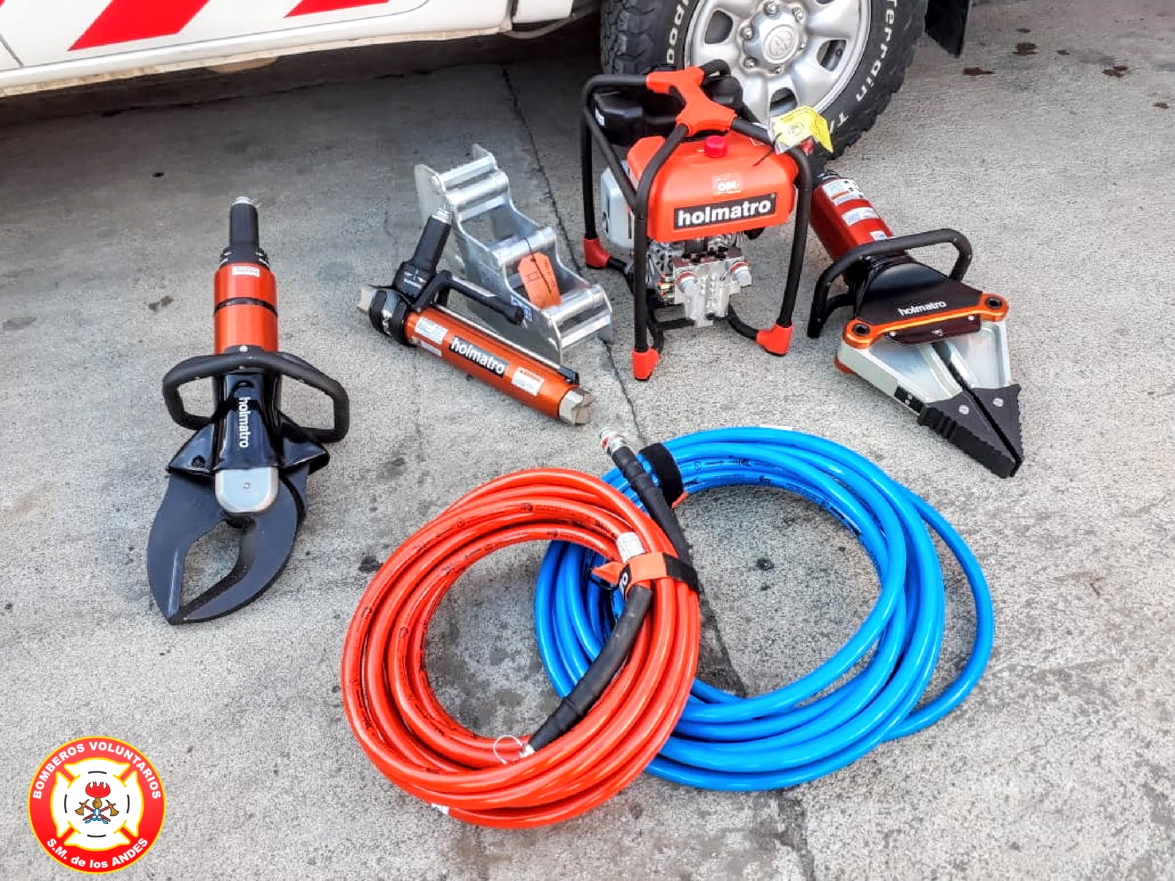 Bomberos ya cuenta con el nuevo equipo de rescate hidráulico